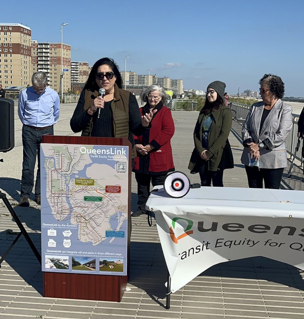 QueensLink Advocates Rally for the Rail Line – THE ROCKAWAY TIMES
